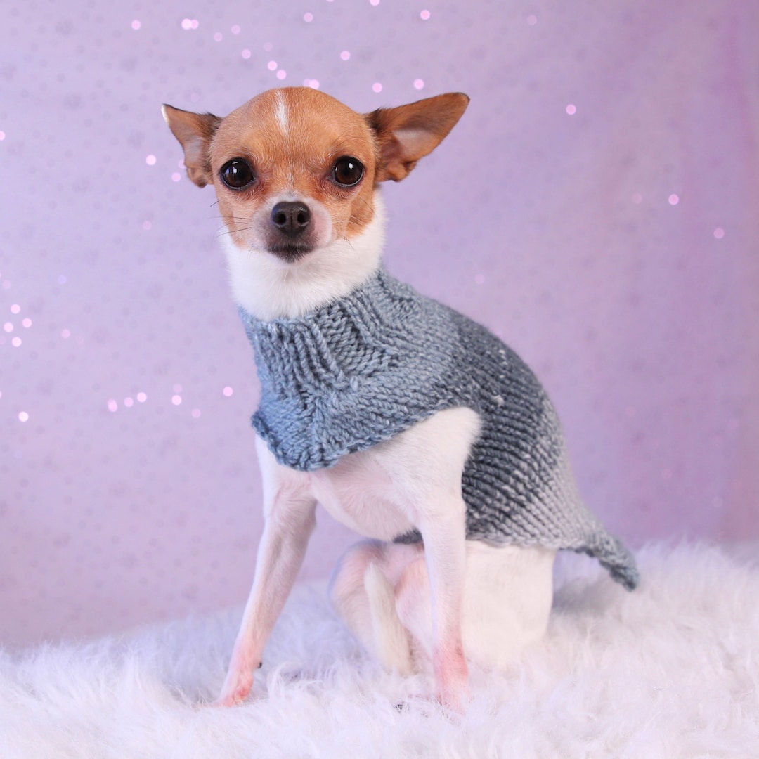 Teeny Tiny Collection * Chihuahua Sweater * Chihuahua Clothes * Hand ...