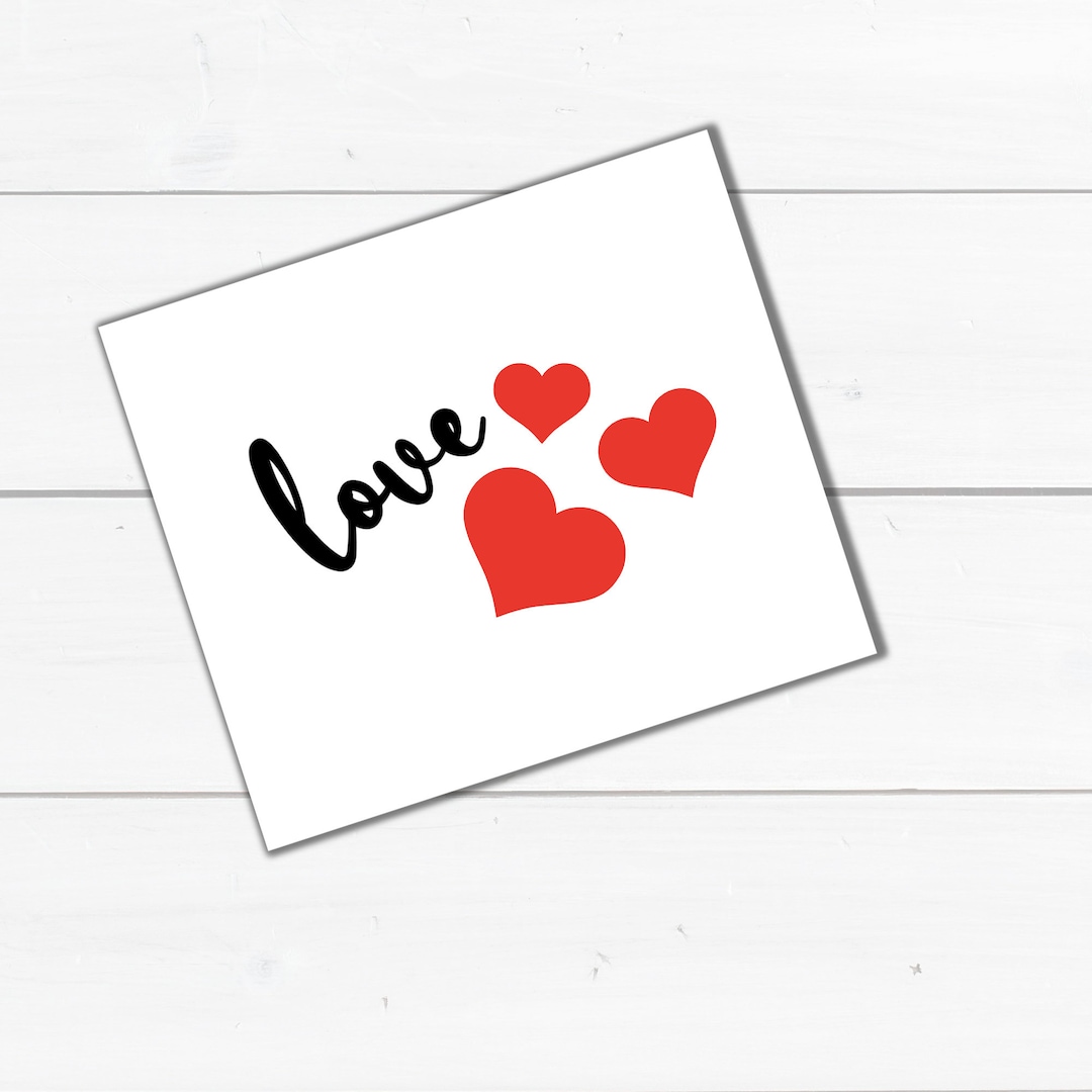 Love Vinyl Decal, Valentine Decal, Valentine's Day Decal, Love Decal ...