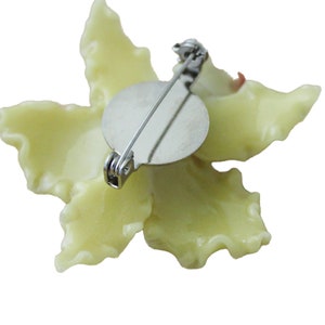 Vintage Yellow Flower Brooch - Etsy