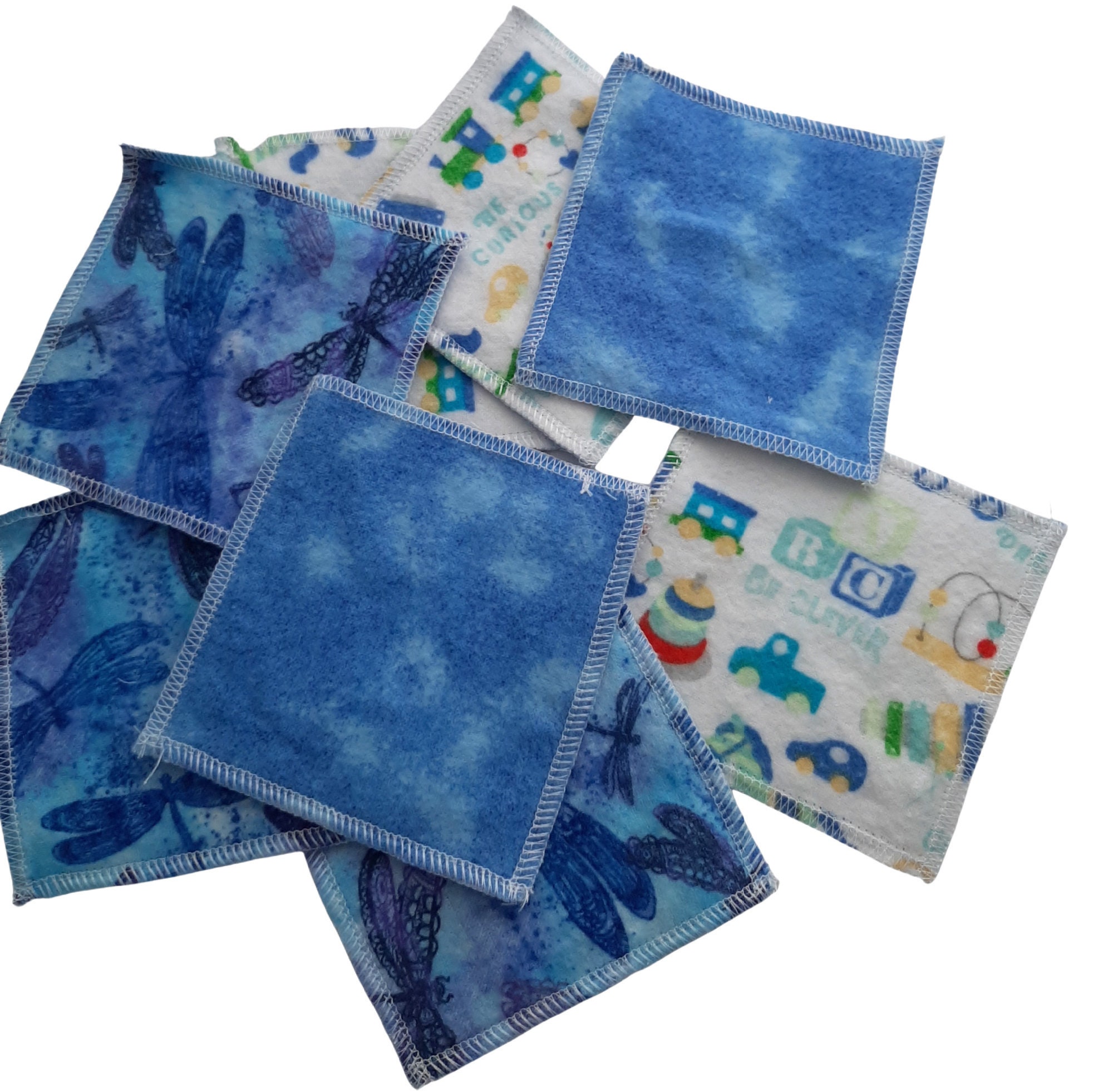 100% Cotton Flannel Face Squares Eco Friendly Zero Waste - Etsy