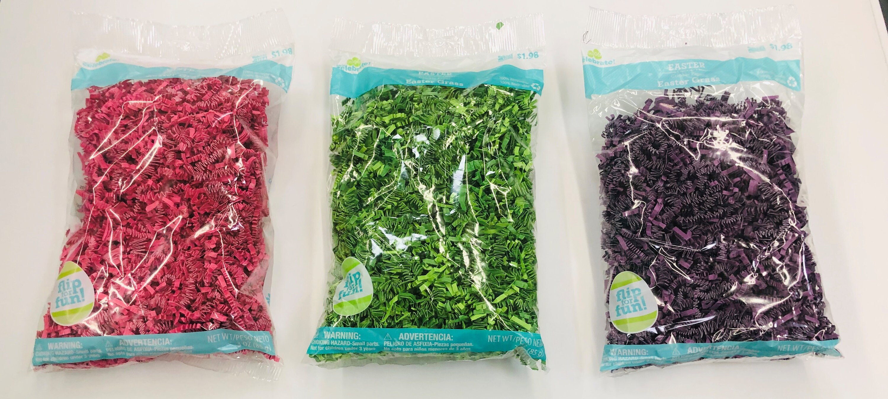 Color Paper Shred, Craft Fill, Packing Fill, Easter Grass, Craft Grass ...