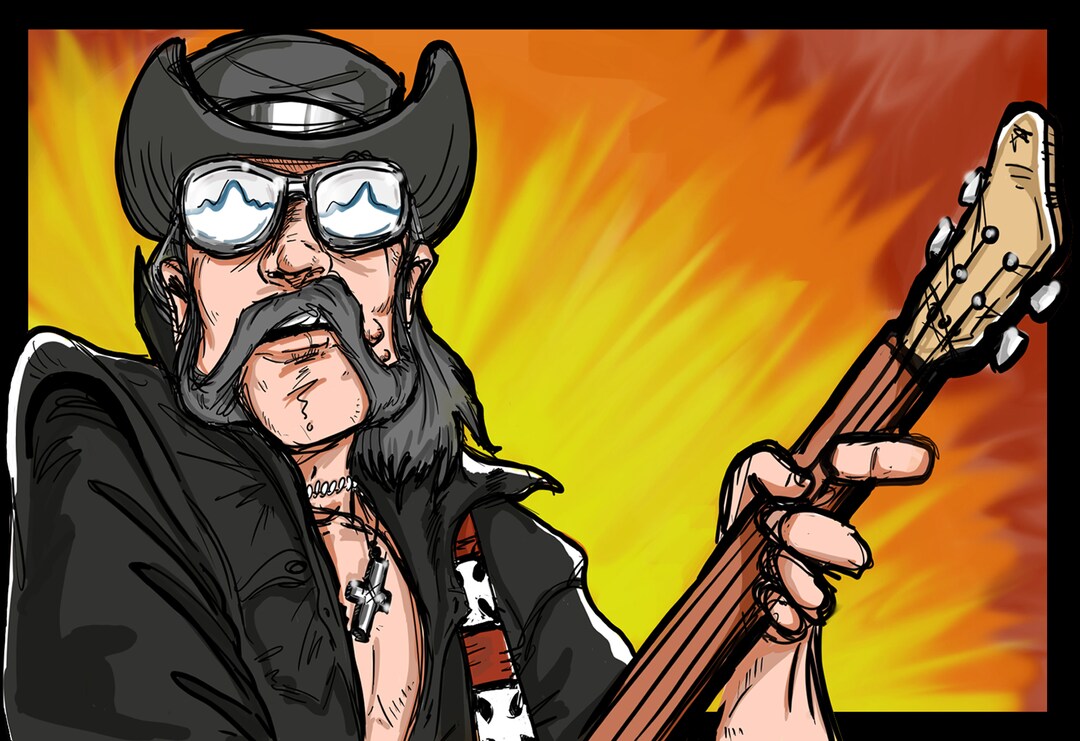 Lemmy From Motorhead Sticker - Etsy