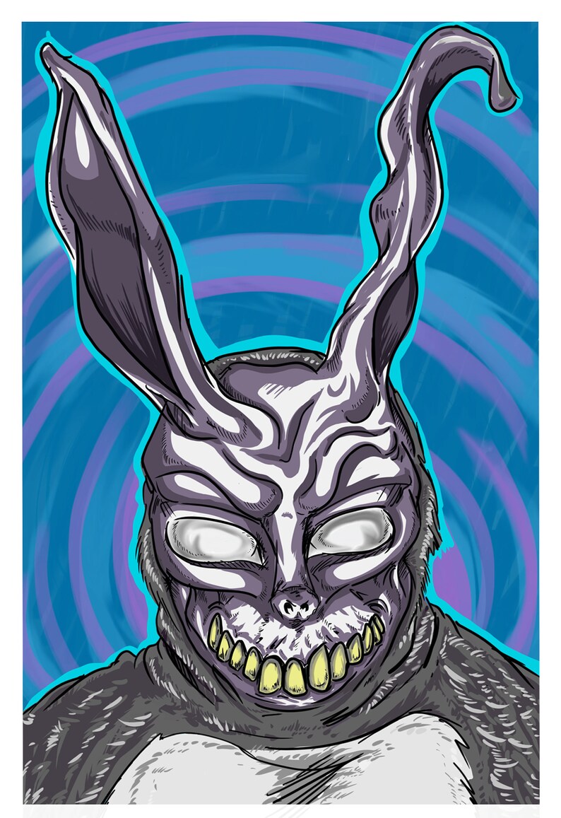 Frank the Bunny 5x7 Print - Etsy