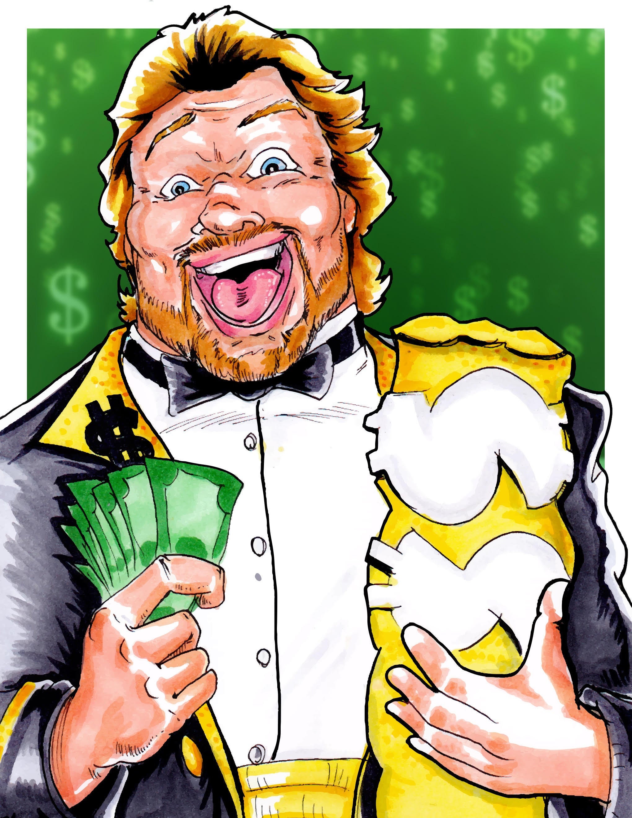 Million Dollar Man Ted Dibiase Mini Print - Etsy