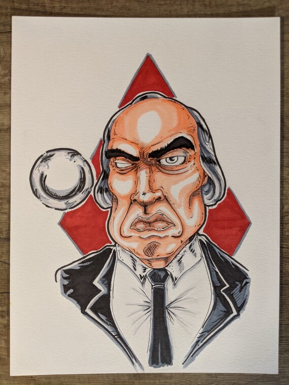 Original Tall Man From Phantasm Drawing Ink Marker Sketch | Etsy