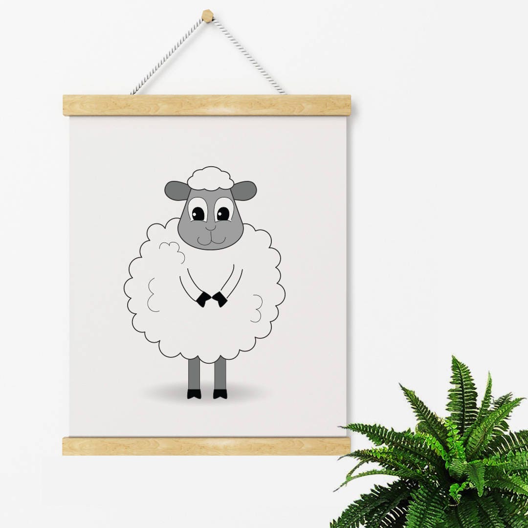 SHEEP Print in 3 Sizes DIGITAL / PRINTABLE - Etsy Australia