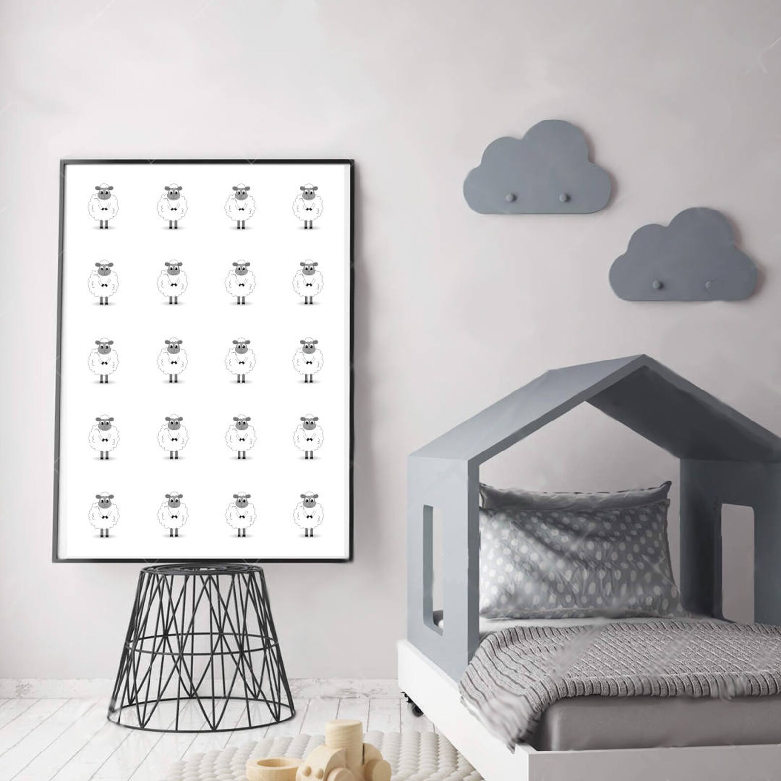 Counting Sheep Print Digital / Printable - Etsy Australia