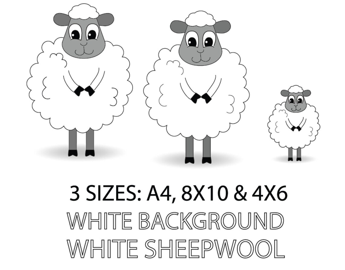 SHEEP Print in 3 Sizes DIGITAL / PRINTABLE - Etsy Australia
