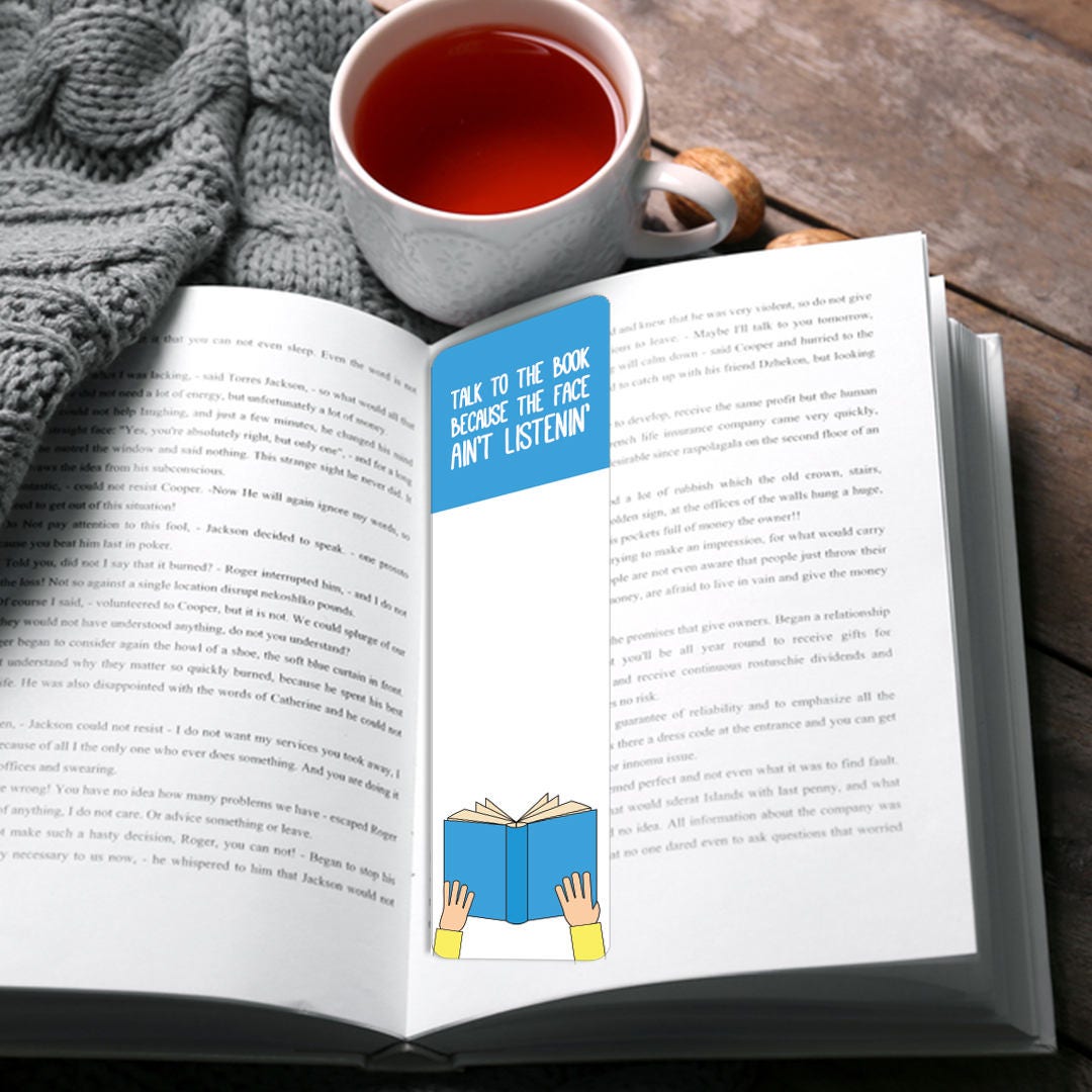 2 Funny Bookmarks DIGITAL / PRINTABLE Bookmarks - Etsy