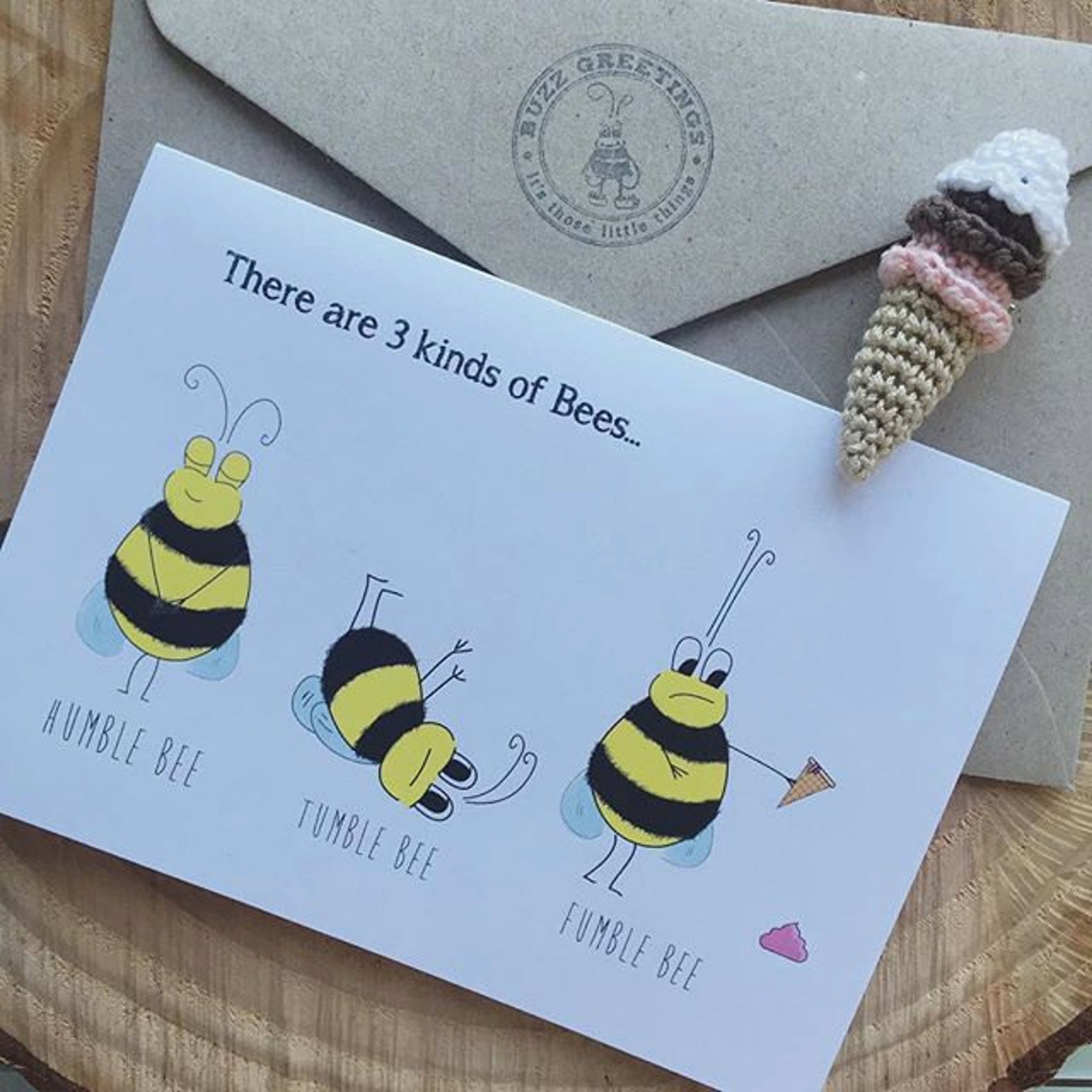 Humble Fumble Tumble Bees DIGITAL / PRINTABLE Card | Etsy