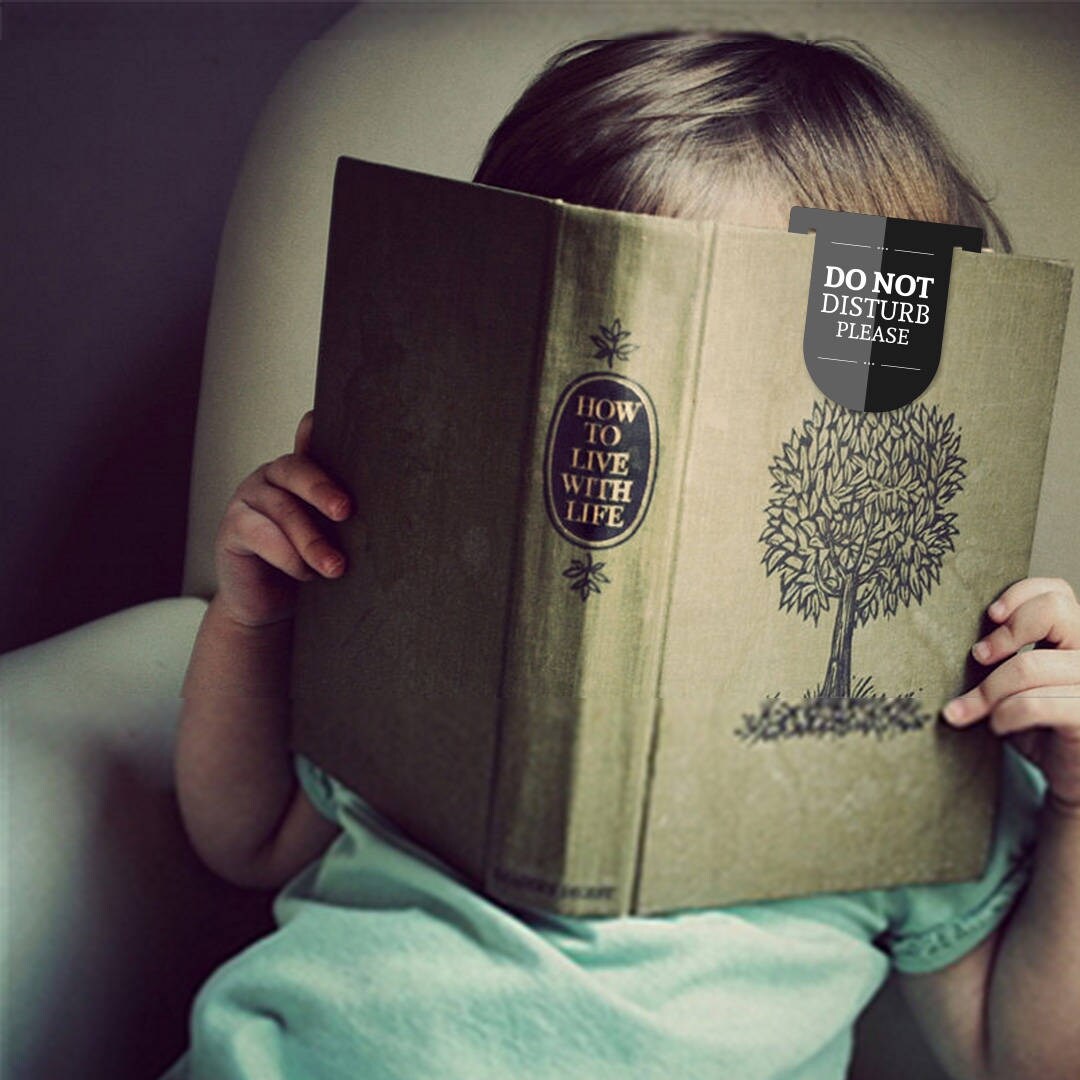 DO NOT DISTURB Signs for Your Books Digital / Printable Bookmarks ...