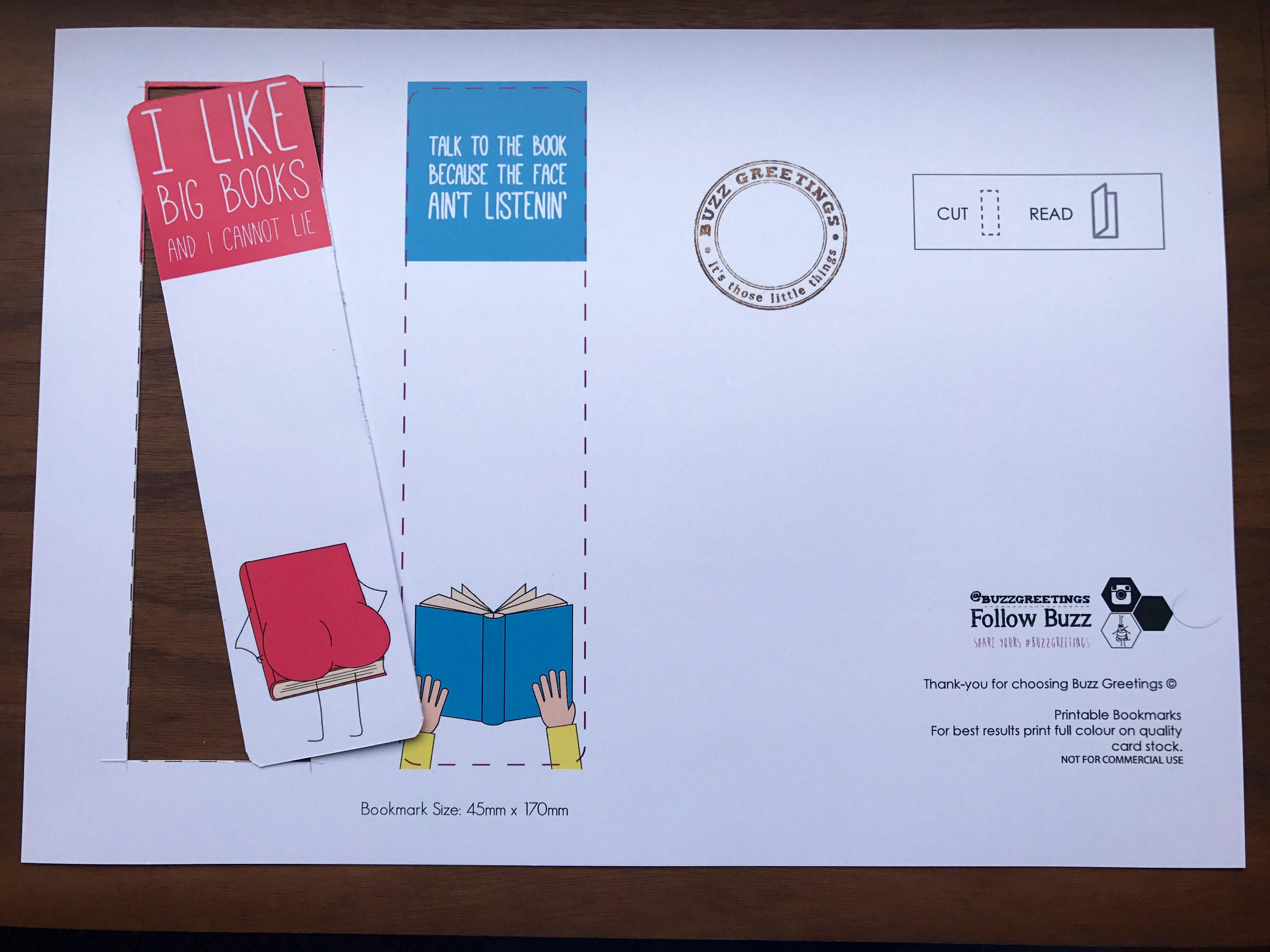 2 Funny Bookmarks DIGITAL / PRINTABLE Bookmarks - Etsy Australia