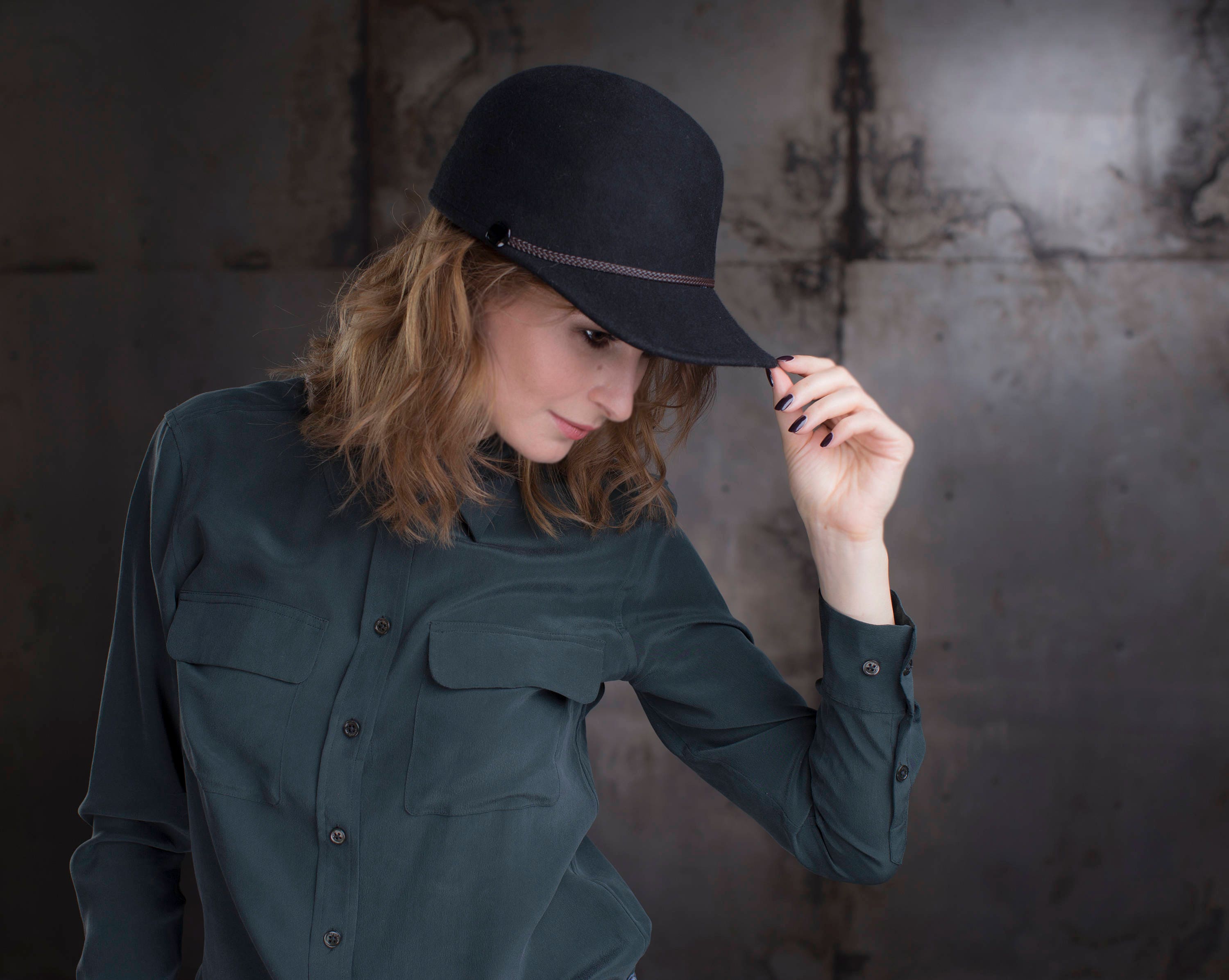 Pure Wool Cap. 100% Wool Felt Cap. Horse Ride Cap. Women Wool Cap. Wool ...