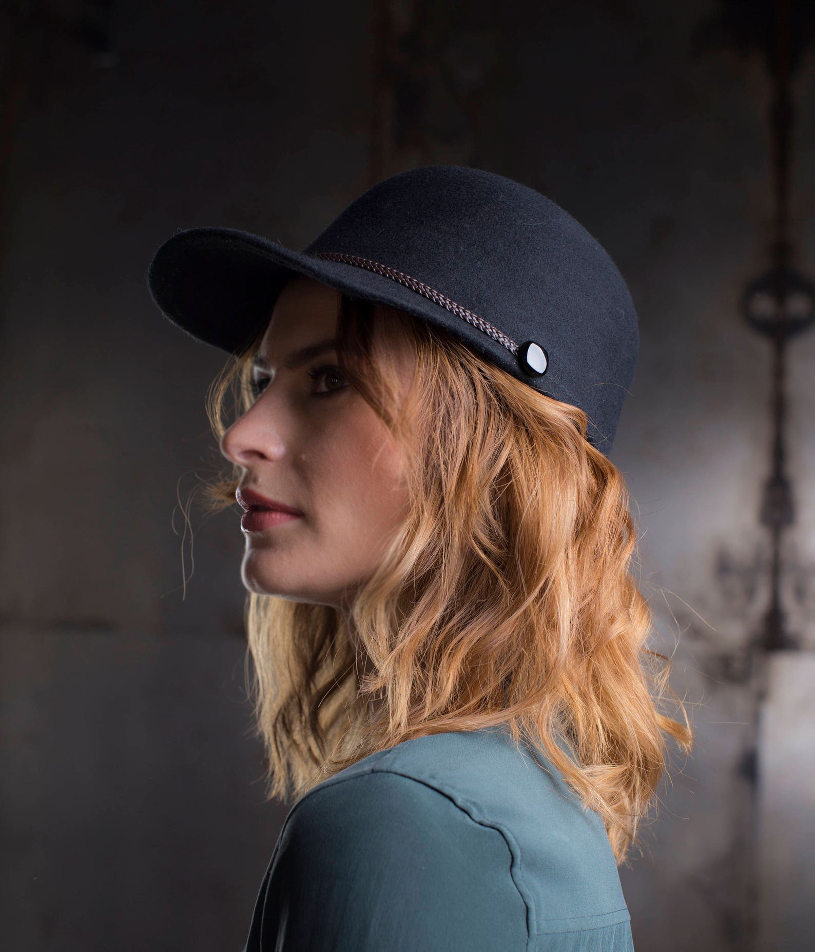 Pure Wool Cap. 100% Wool Felt Cap. Horse Ride Cap. Women Wool Cap. Wool ...