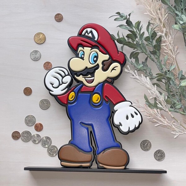 Mario Brothers Piggy Bank - Etsy