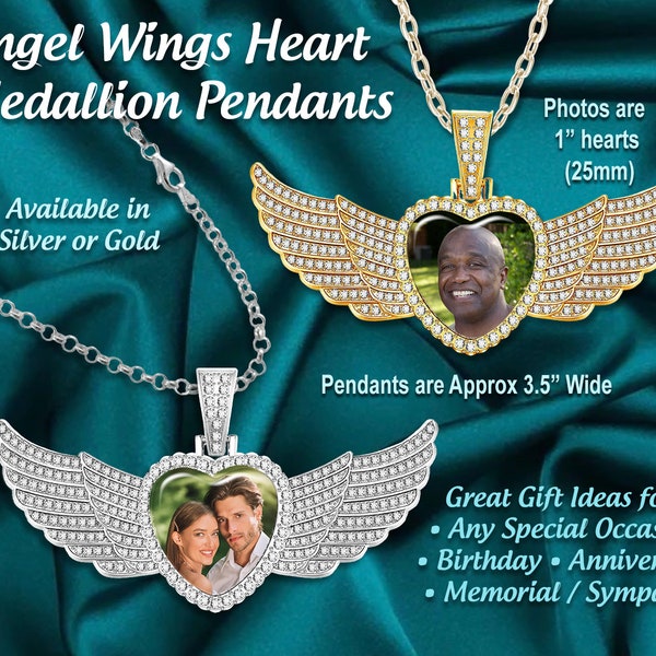 Wing Picture Pendant - Etsy