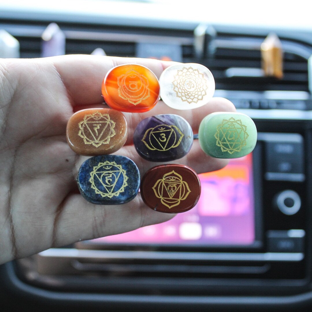 Car Chakra Air Vent Car Crystals Car Gemstones Chakra Crystals Gifts ...