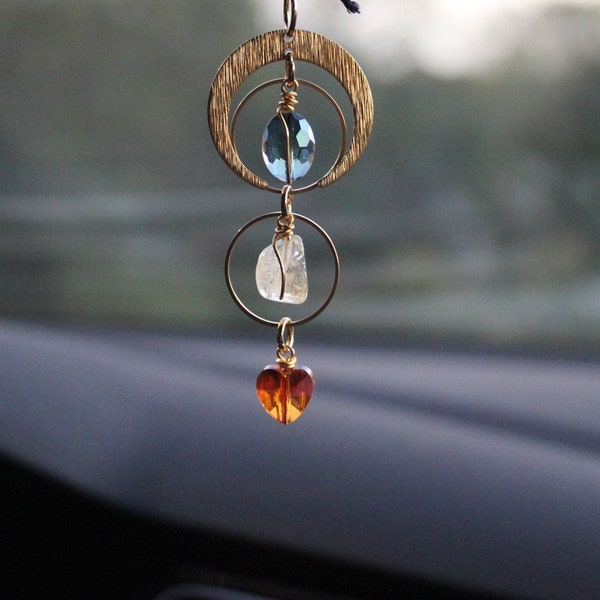 Crystal Car Charm - Etsy