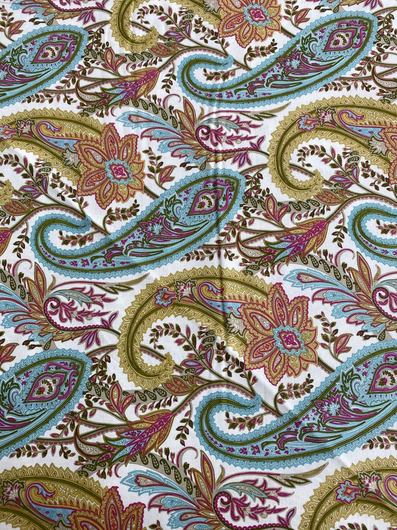Paisley Fabric by Free Spirit Fabrics - Etsy