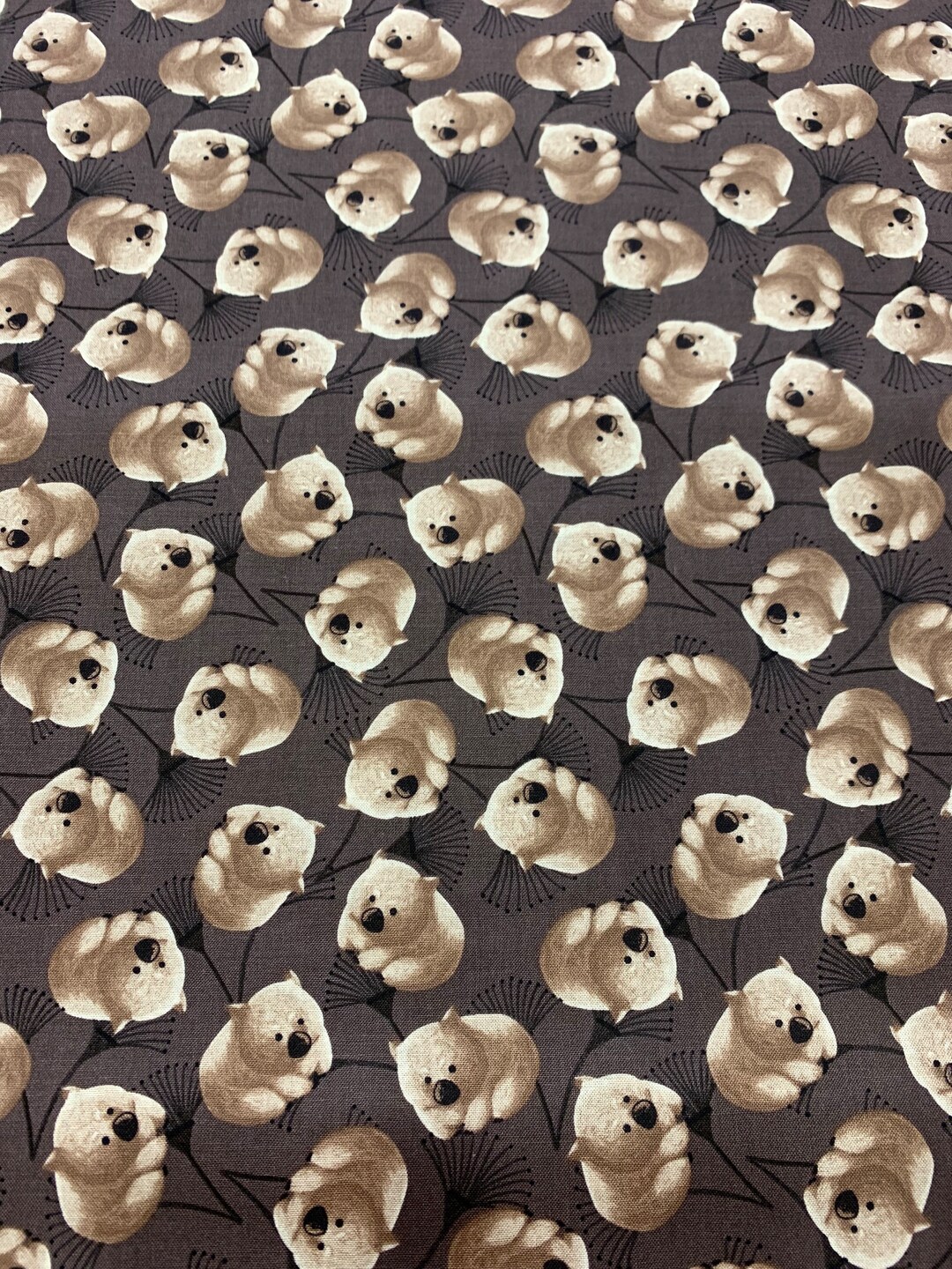Aussie Friends | Wombat Fabric | Victoria Barnes for the Blank Quilting ...