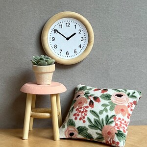 Dollhouse Clock, Miniature Clock, Doll House Clock in Three Finishes - Etsy