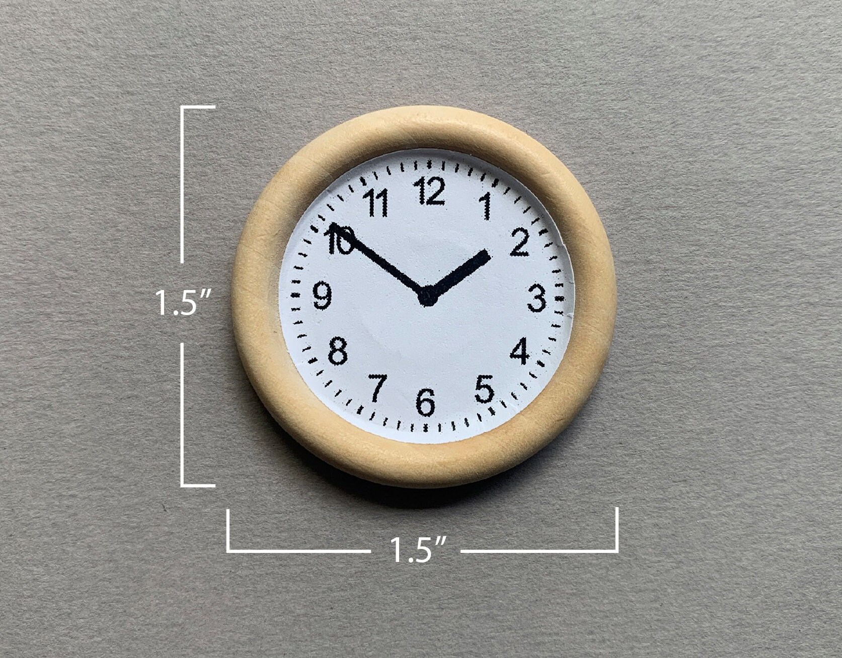 Dollhouse Clock Miniature Clock Doll House Clock - Etsy UK