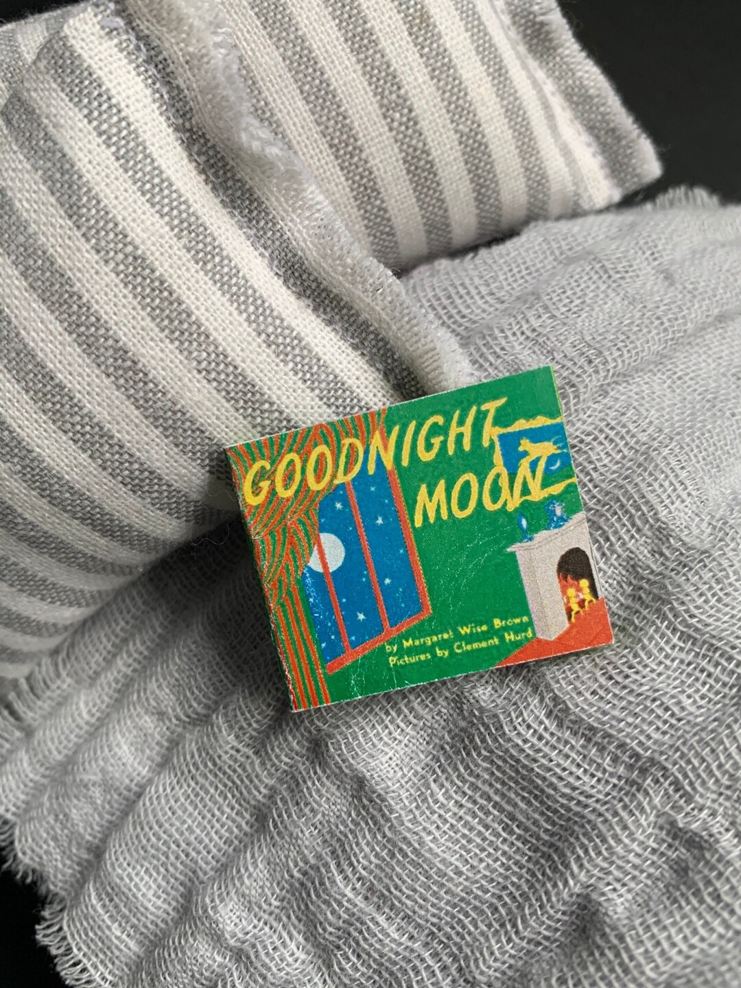 Goodnight Moon Handmade Miniature Book Dollhouse Book - Etsy
