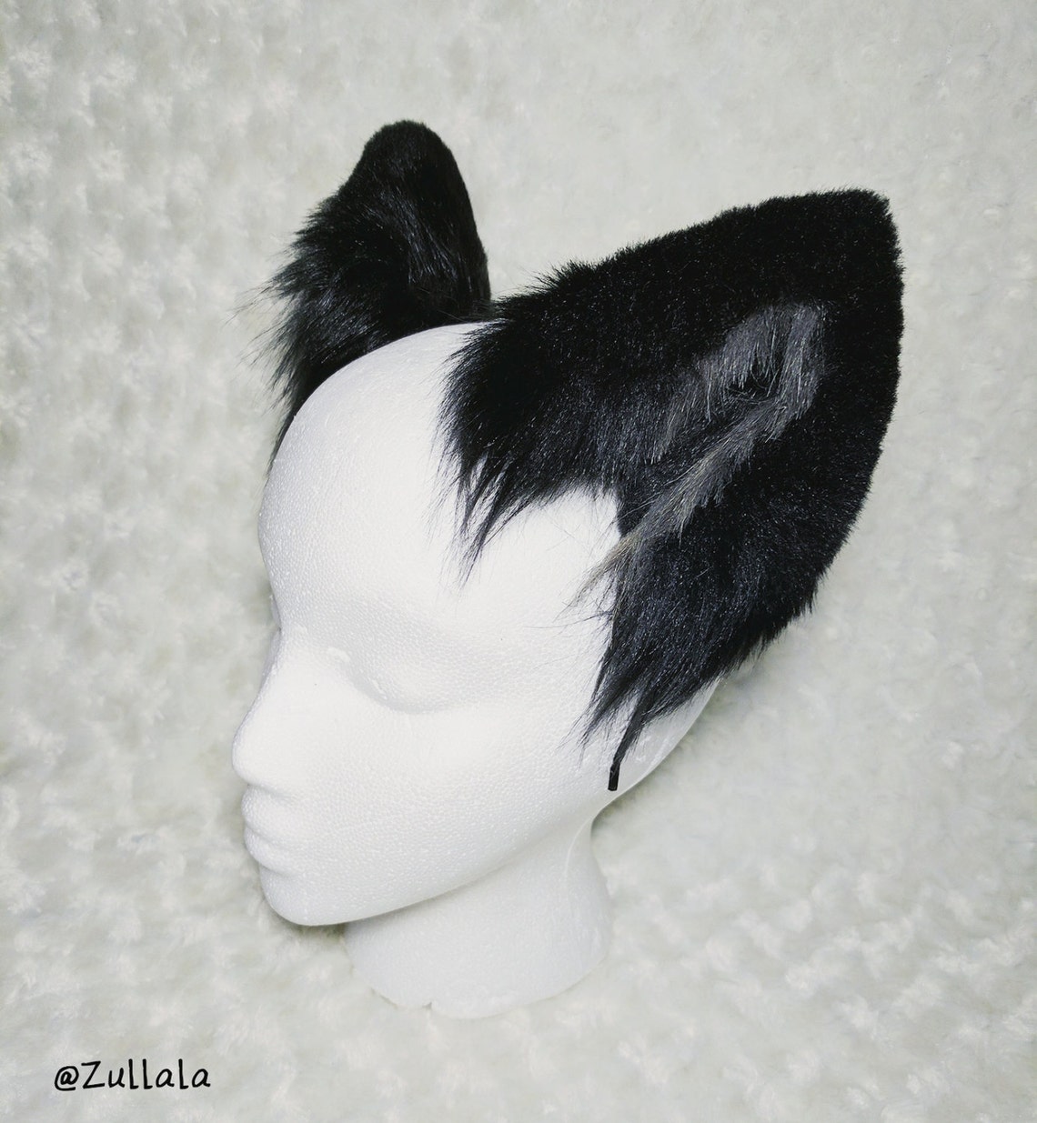 Black Wolf Ears Wolf Ears Realistic Wolf Ears | Etsy