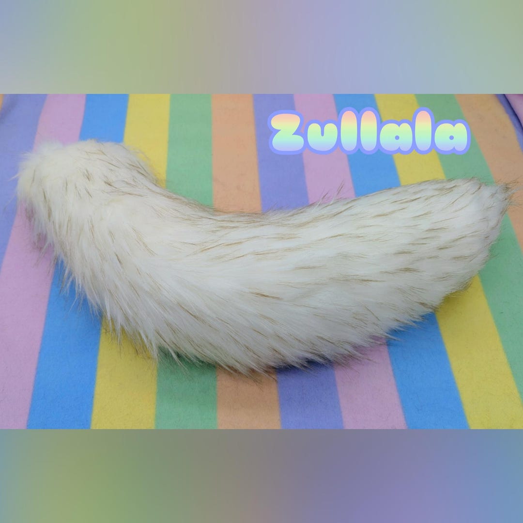 White Fox Tail: Arctic Wolf Costume, Cosplay Prop (30in) - Etsy