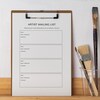 Artwork Labels for Art Shows and Exhibitions, Display Cards, Pack of 25 ...