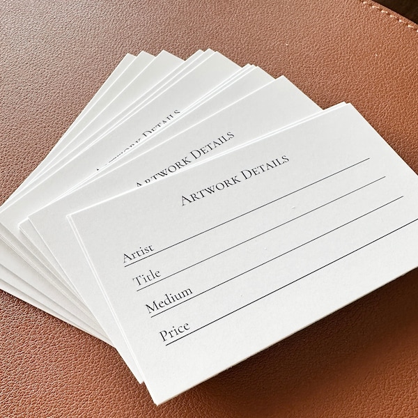 Art Gallery Plaque - Etsy