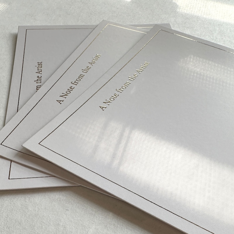 Monogram Foil Card - Etsy