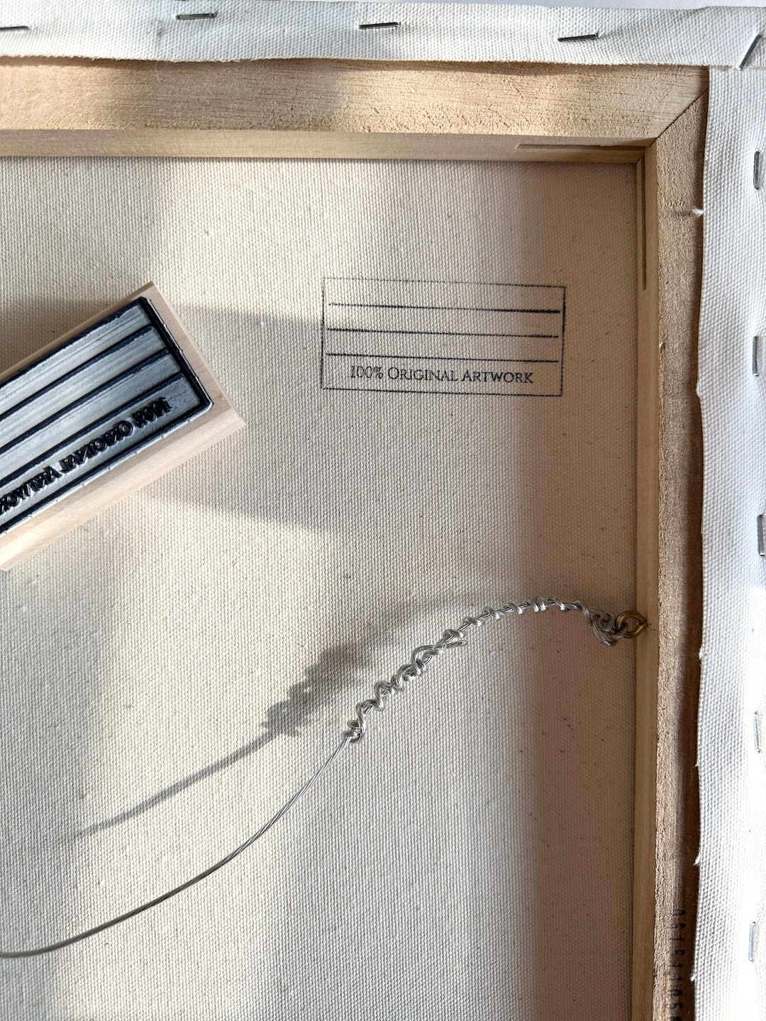 Artwork Label Stamp, Certificate of Authenticity, Includes Ink Pad - Etsy