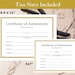 Limited Edition Art Print Certificate of Authenticity Template, Instant ...