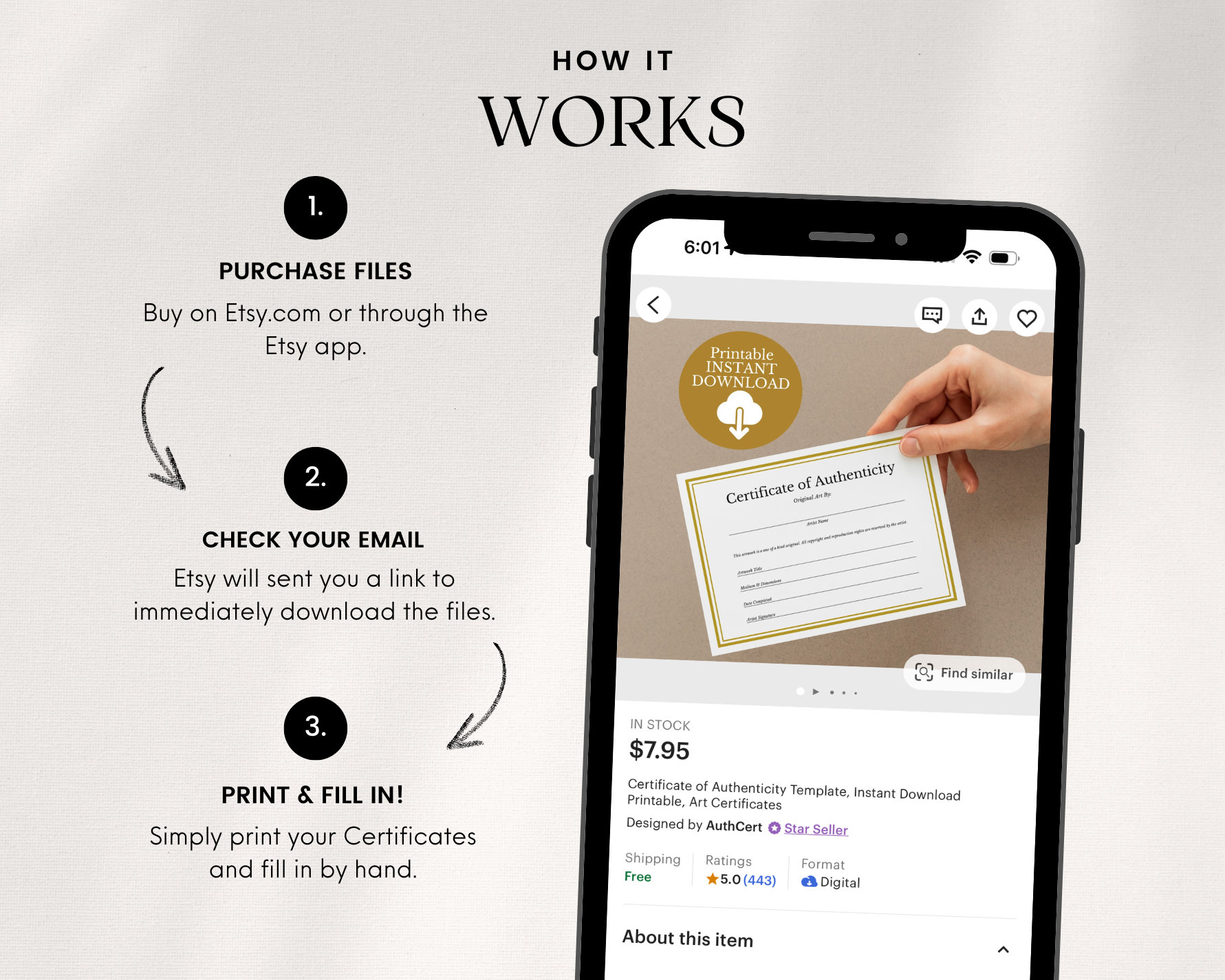 Printable Artwork Labels for Art Shows and Exhibitions, Instant ...