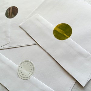 Certificate of Authenticity Envelope Sticker Seal | Gold Foil, Silver ...