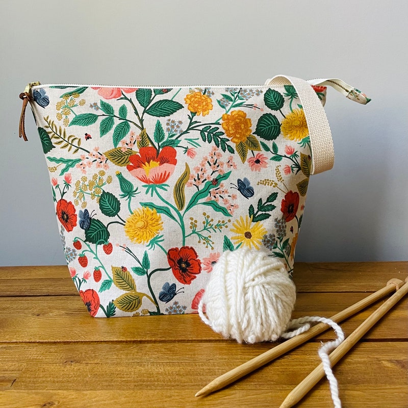 Knitting Project Bag - Etsy