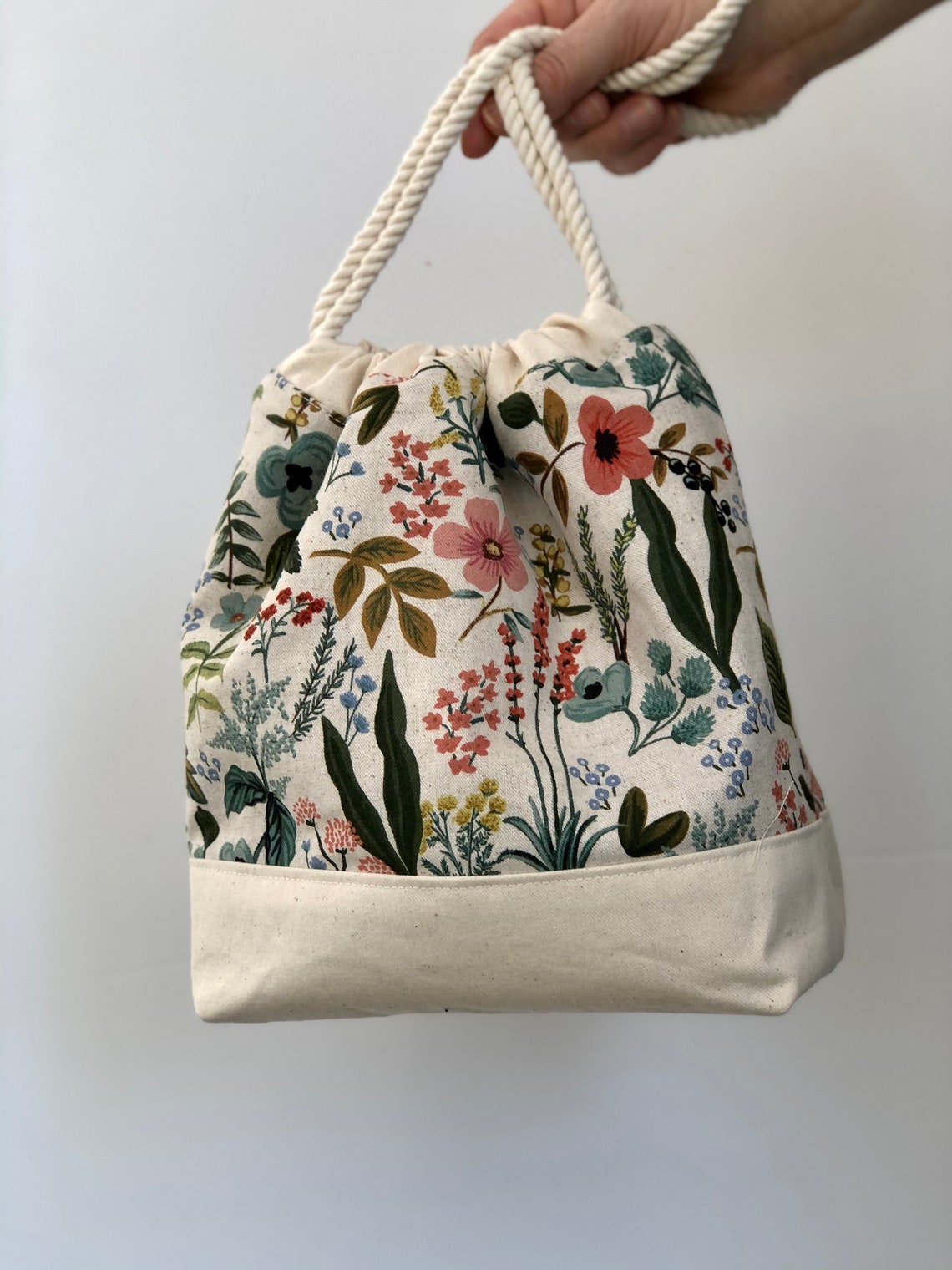 NEW Craft Project Bag Knitting Bag Crochet Bag Rifle Paper - Etsy