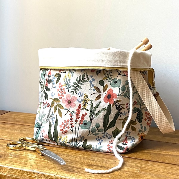 Knitting Project Bag - Etsy