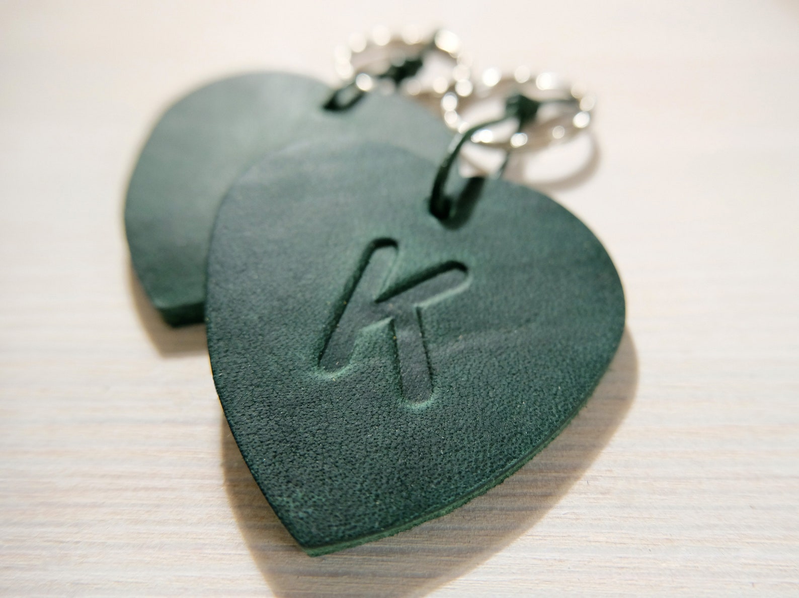 Personalized Leather Key Fob | Handmade Item | Keychain With Individual ...
