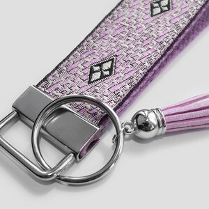 Wristlet Keychain | Car Key Lanyard | Tassel Key Fob | Fabric Keyfob ...