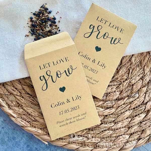Seed Wedding Favors - Etsy UK