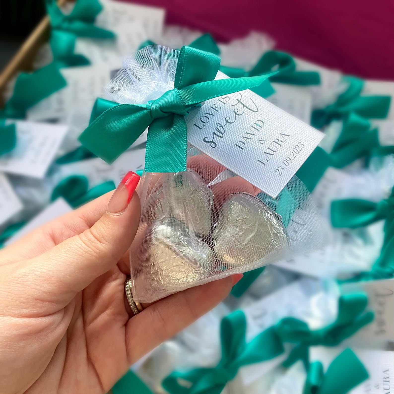 Wedding Chocolate Favours Chocolate Favors Personalised Wedding Favours ...