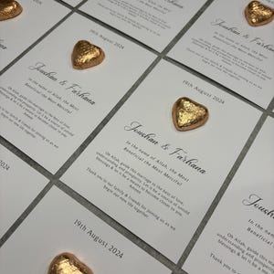 Personalised Chocolate Heart Favours Love is Sweet Chocolate Favours ...