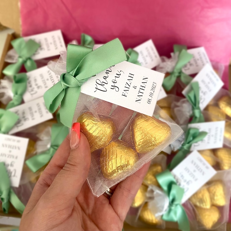 Wedding Chocolate Favours Chocolate Favors Personalised Wedding Favours ...