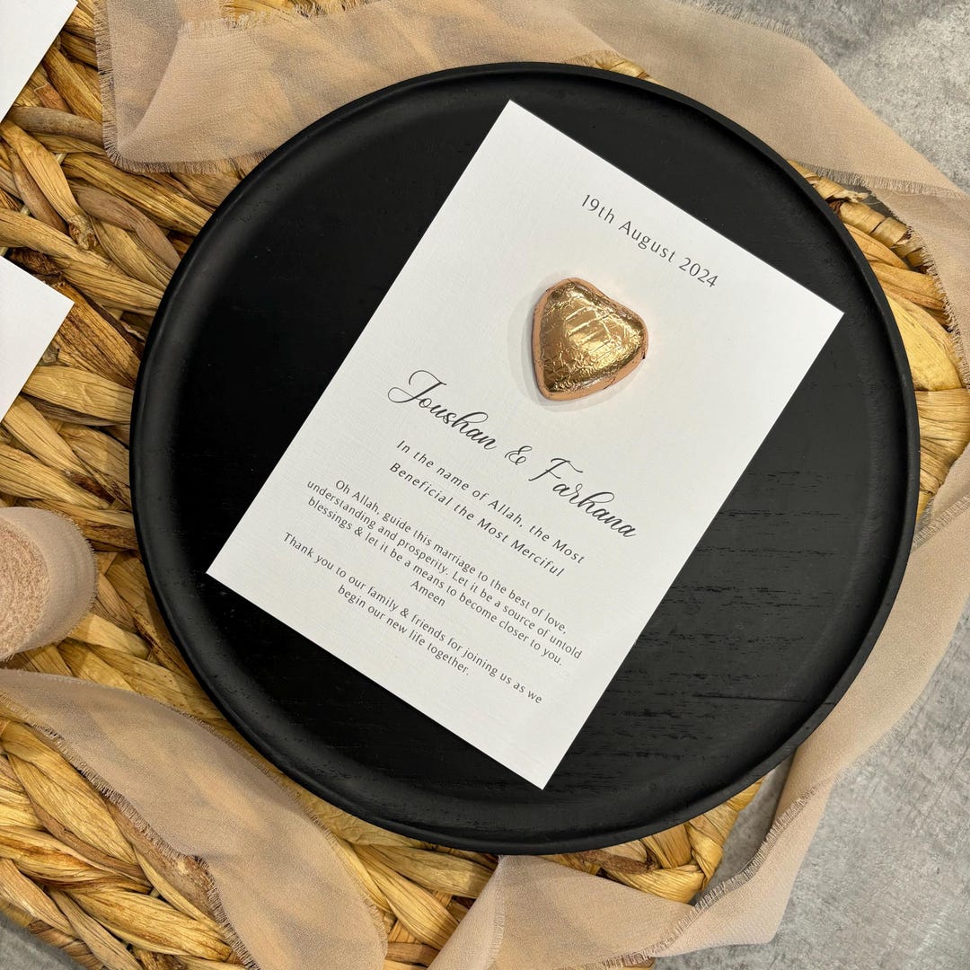 Personalised Chocolate Heart Favours Love is Sweet Chocolate Favours ...