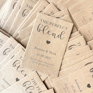 The Perfect Blend Tea Wedding Favours, Table Decorations, Tea Favours ...