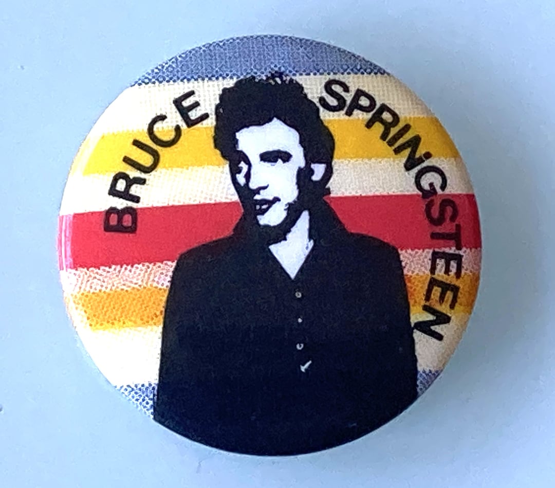 Bruce Springsteen Small Vintage Button Style Metal Pin Badge From the ...