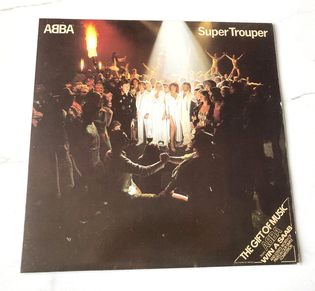 ABBA Super Trouper Original 1980 Vinyl LP Vintage Record - Etsy