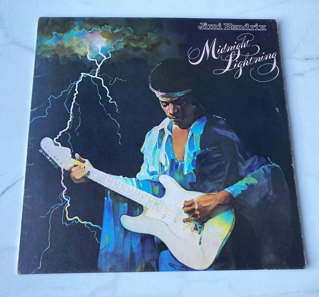 Jimi Hendrix - Midnight Lightning - Original 1975 UK Vinyl LP Vintage ...